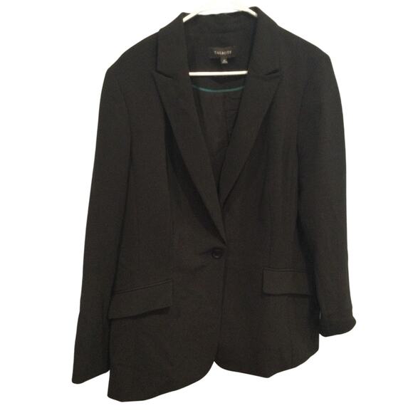 Talbots | Jackets & Coats | Talbots Womens Blazer Plus Size 8 Black New ...